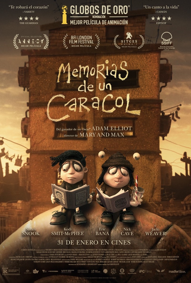 Tráiler español de 'Memorias de un caracol', una película de Adam ...